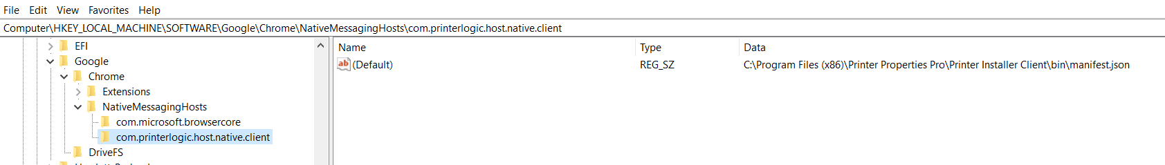 Native Messaging is being blocked